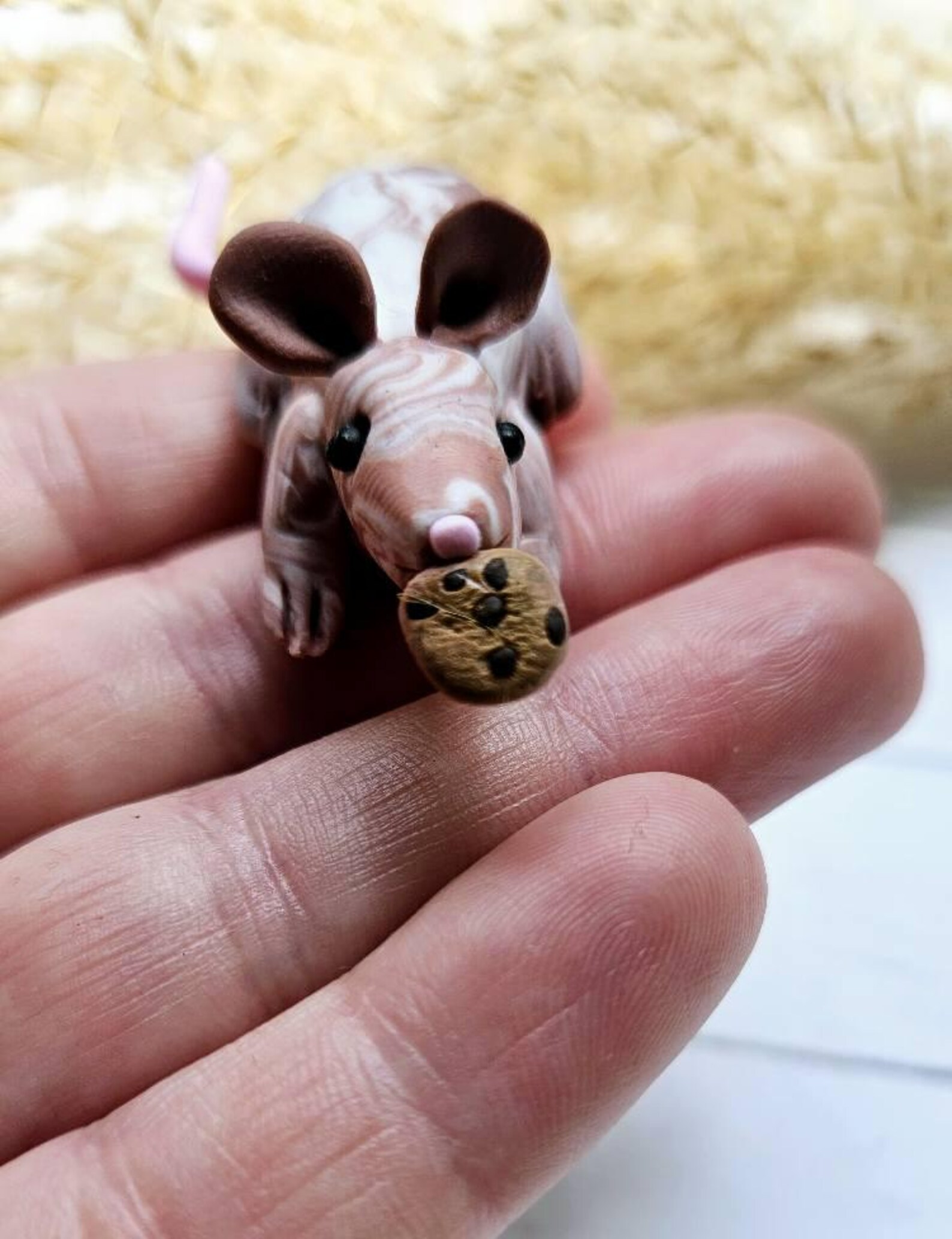 Fancy Rats, Rats Eating Cookies, Rat Sculptures, Rat Lover Gifts ...