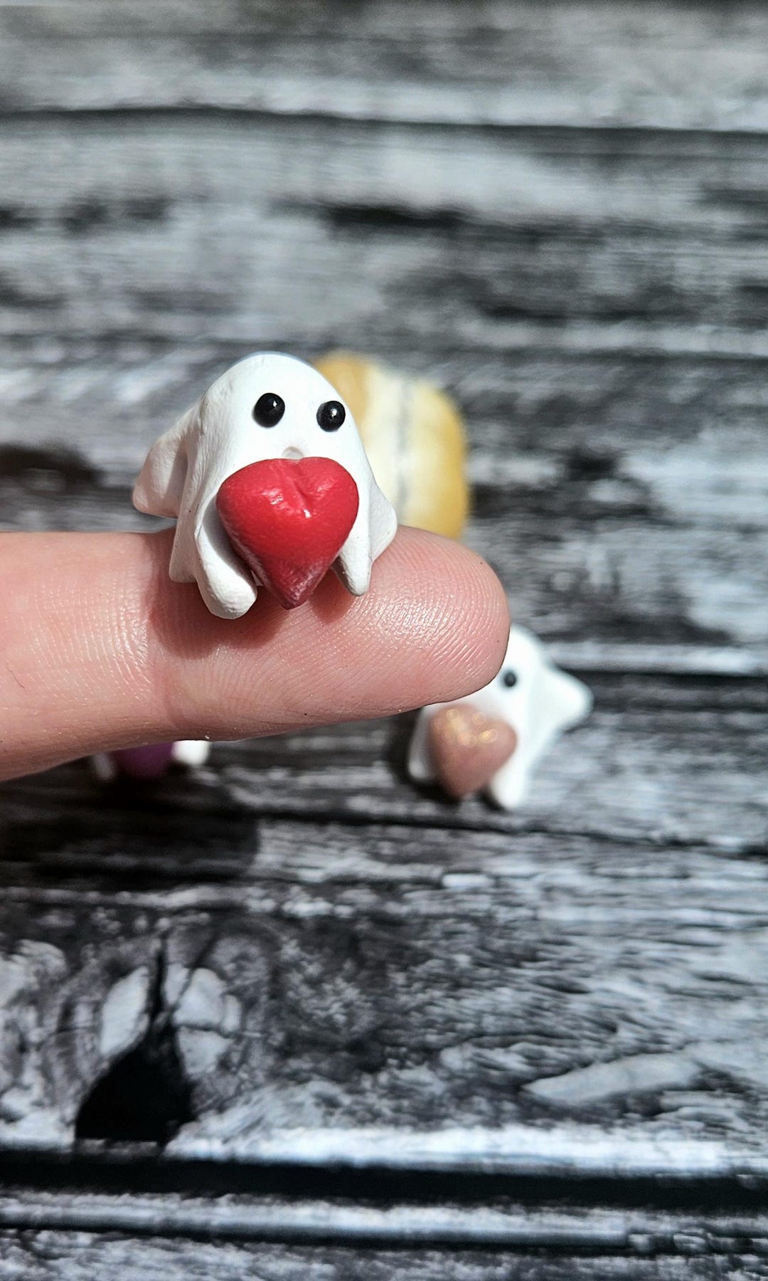 Ghost Holding Heart, Anniversary Gift, Gift From the Heart, Ghost Gift ...