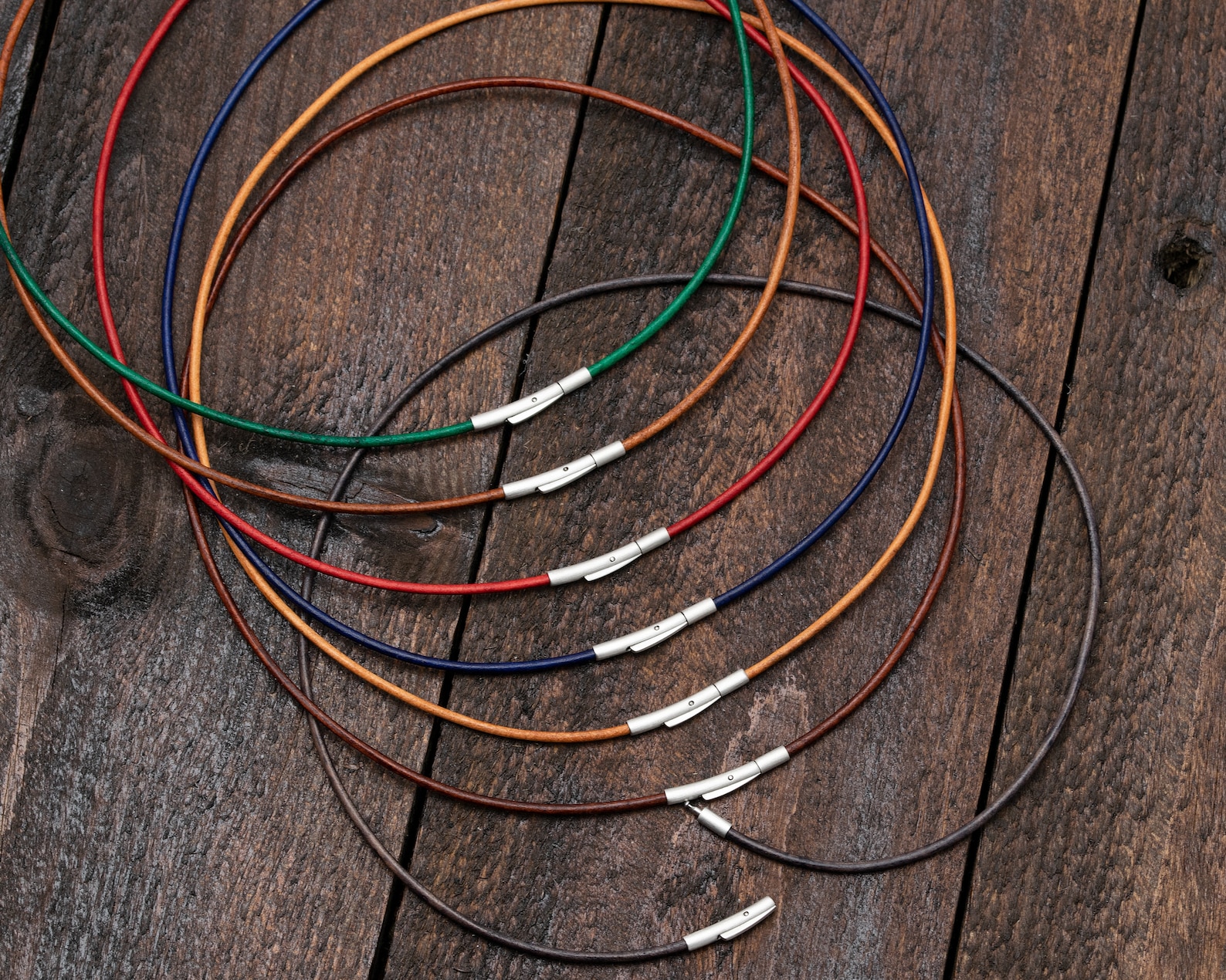 Necklace for Pendant Charm Thin Leather Cord Necklace for - Etsy