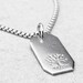 Men's TREE of LIFE TAG Necklace | Men's Matte Silver Stainless Steel ...