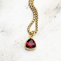 Ruby Pendant - Etsy