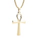 Men's "golden Ankh" Necklace| Men's Gold Stainless Steel Ankh Pendant ...