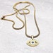 Men's protection EVIL Eye Necklace Men's Gold Stainless Steel Blue Evil ...