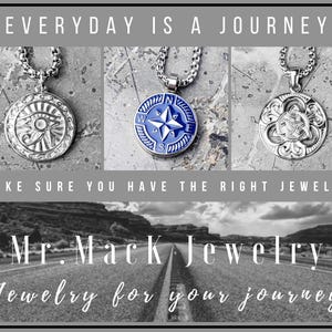 Men's "shinto Tomoe" Necklace| Men's Silver Stainless Steel Japanese ...