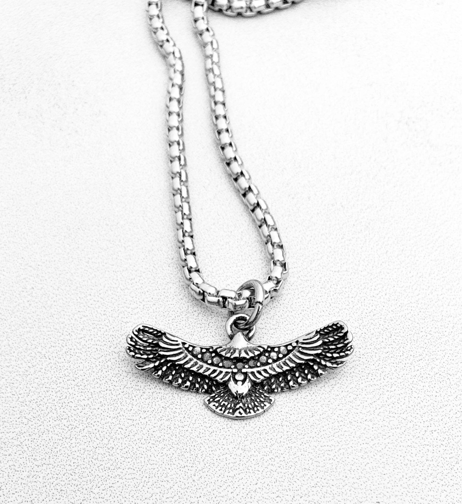 Men's tribal FLYING Eagle Necklace Men's | Etsy