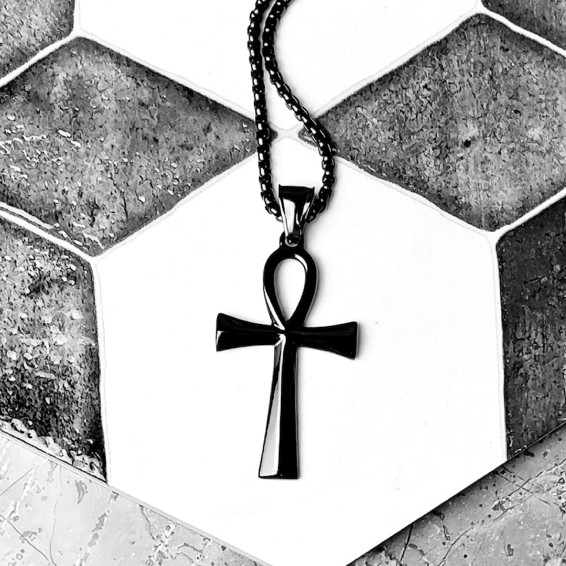 Black Ankh Obsidian - Etsy
