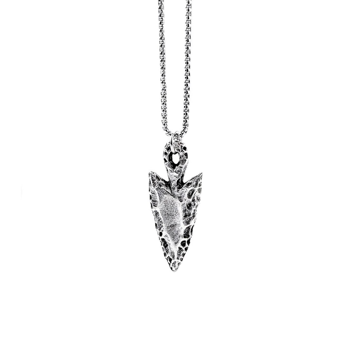 Men's rustic Arrowhead Necklace Men's - Etsy