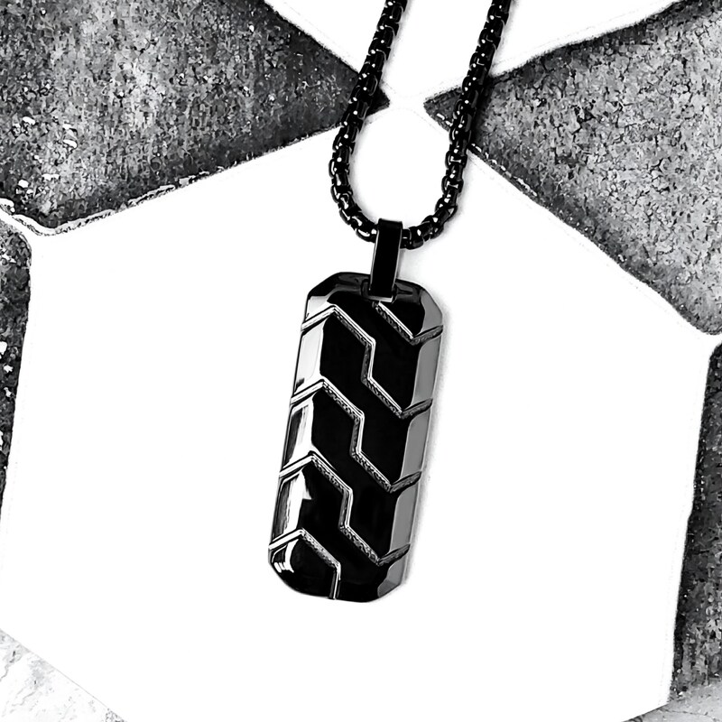Tag Pendant Chevron - Etsy