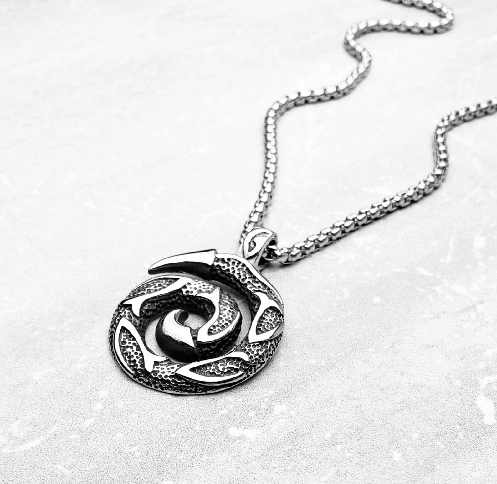 Men's dragon Claw Necklace Men's Silver - Etsy
