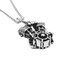 Men's MOTORCYCLE ENGINE Necklace | Men's Silver Stainless Steel ...