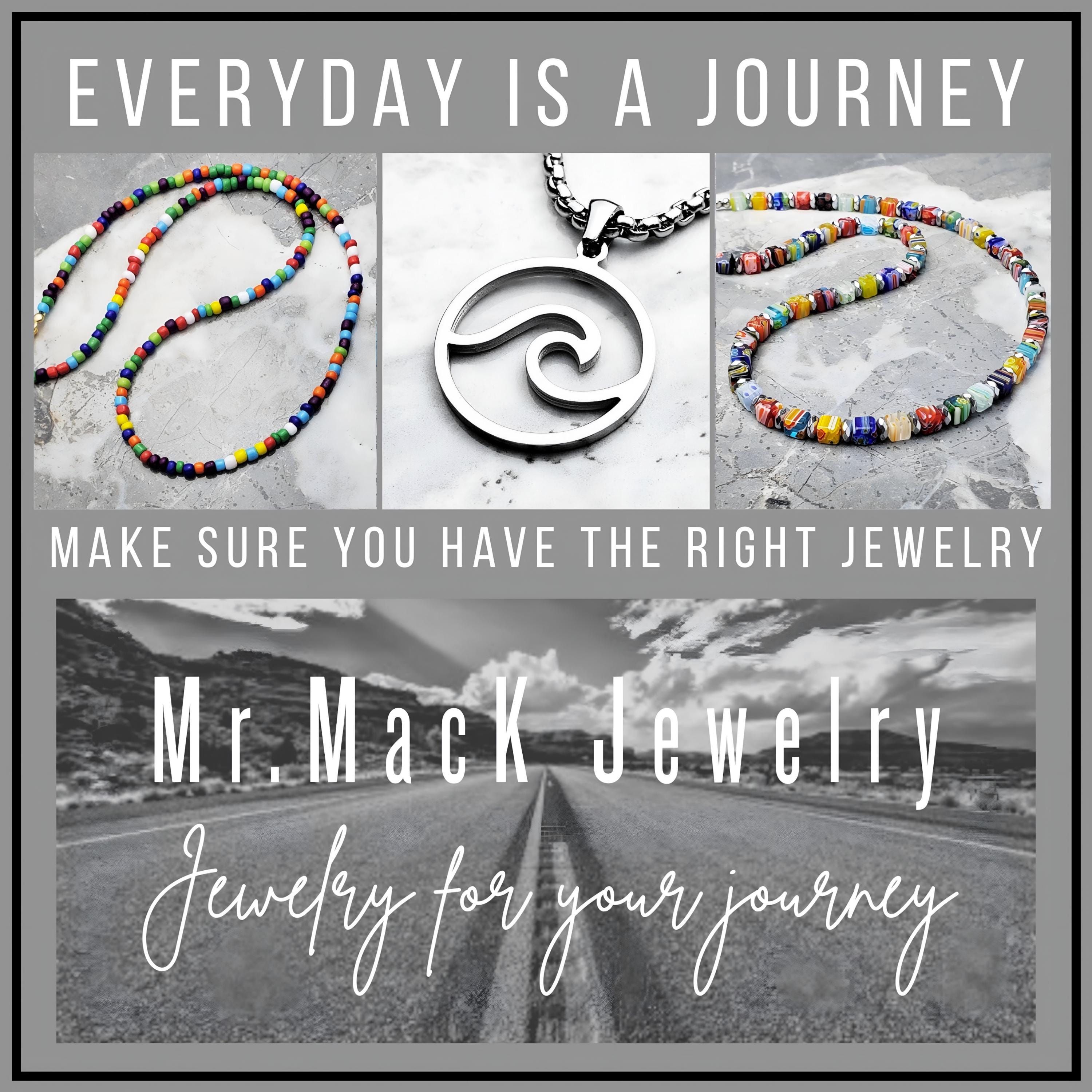 Men's SMILEY FACE PEARLS Necklace | Men's Multicolor Millefiori Evil ...