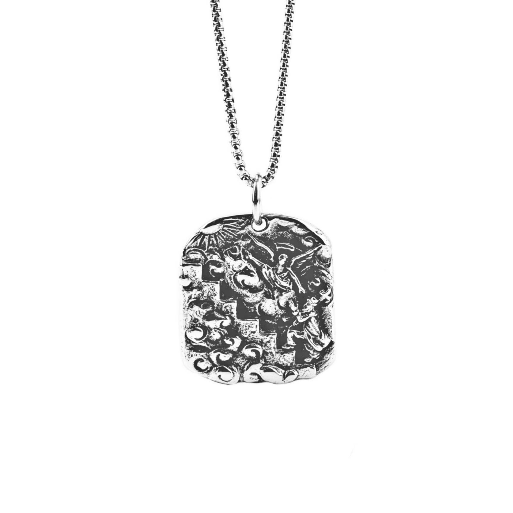 Men's archangel Relic Necklace Men's | Etsy