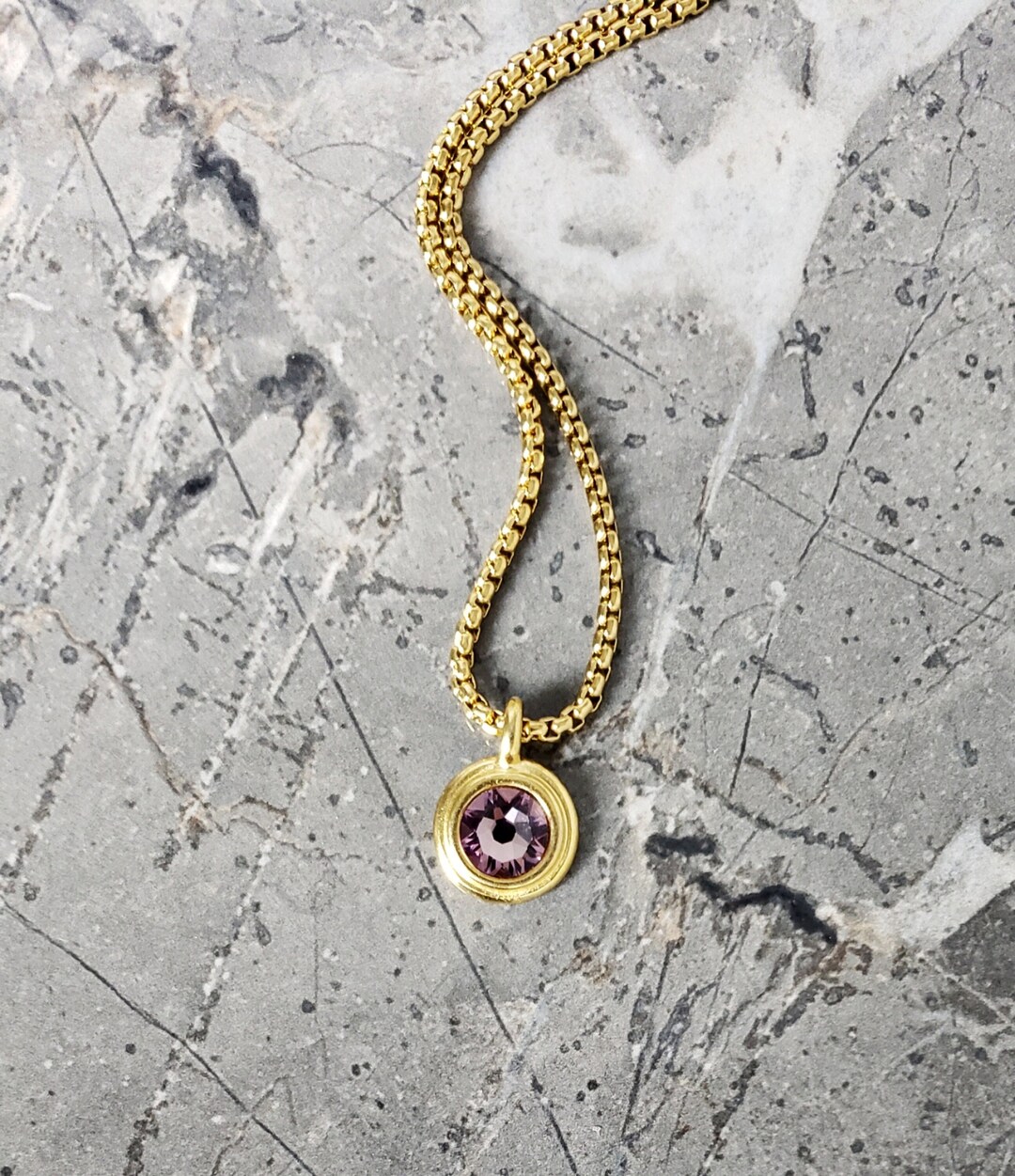 Men's gold ALEXANDRITE Coin Necklace Men's Gold Stainless Steel Mini ...