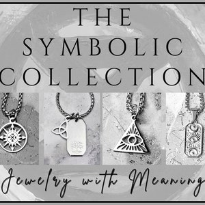 Men's "crescent MOON & Star" Necklace| Men's Hammered Silver Stainless ...