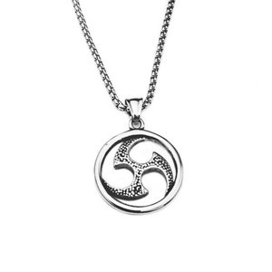 Men's SHINTO TOMOE Necklace | Men's Silver Stainless Steel Japanese ...