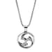 Men's shinto Tomoe Necklace Men's Silver Stainless Steel Japanese ...