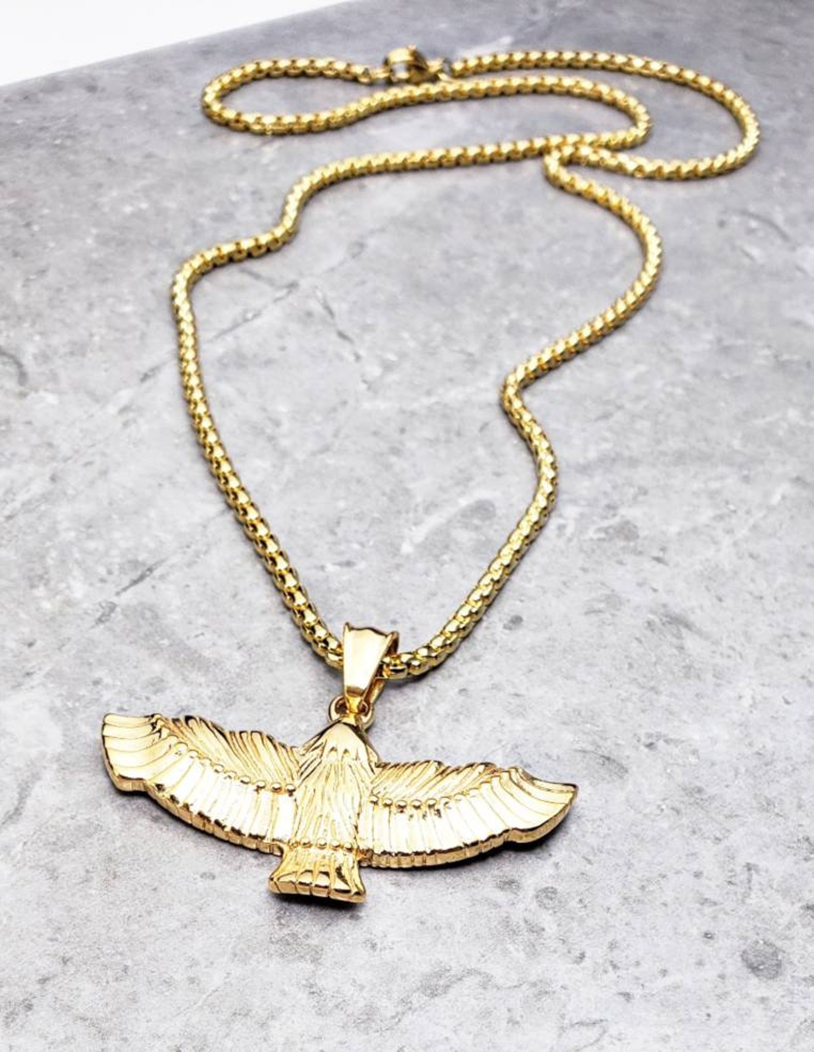 Men's TRIBAL FLYING EAGLE Necklace Men's | Etsy