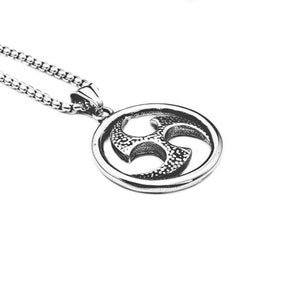 Men's SHINTO TOMOE Necklace | Men's Silver Stainless Steel Japanese ...