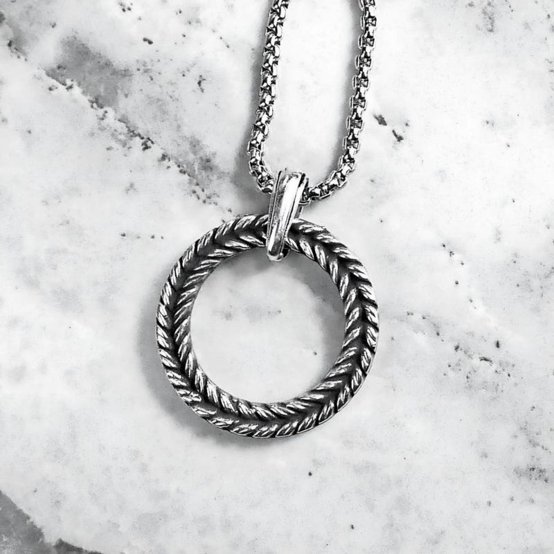 Greek Laurel Pendant - Etsy