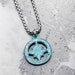 Men's RUSTIC MYKONOS COMPASS Necklace | Men's Turquoise Patina ...