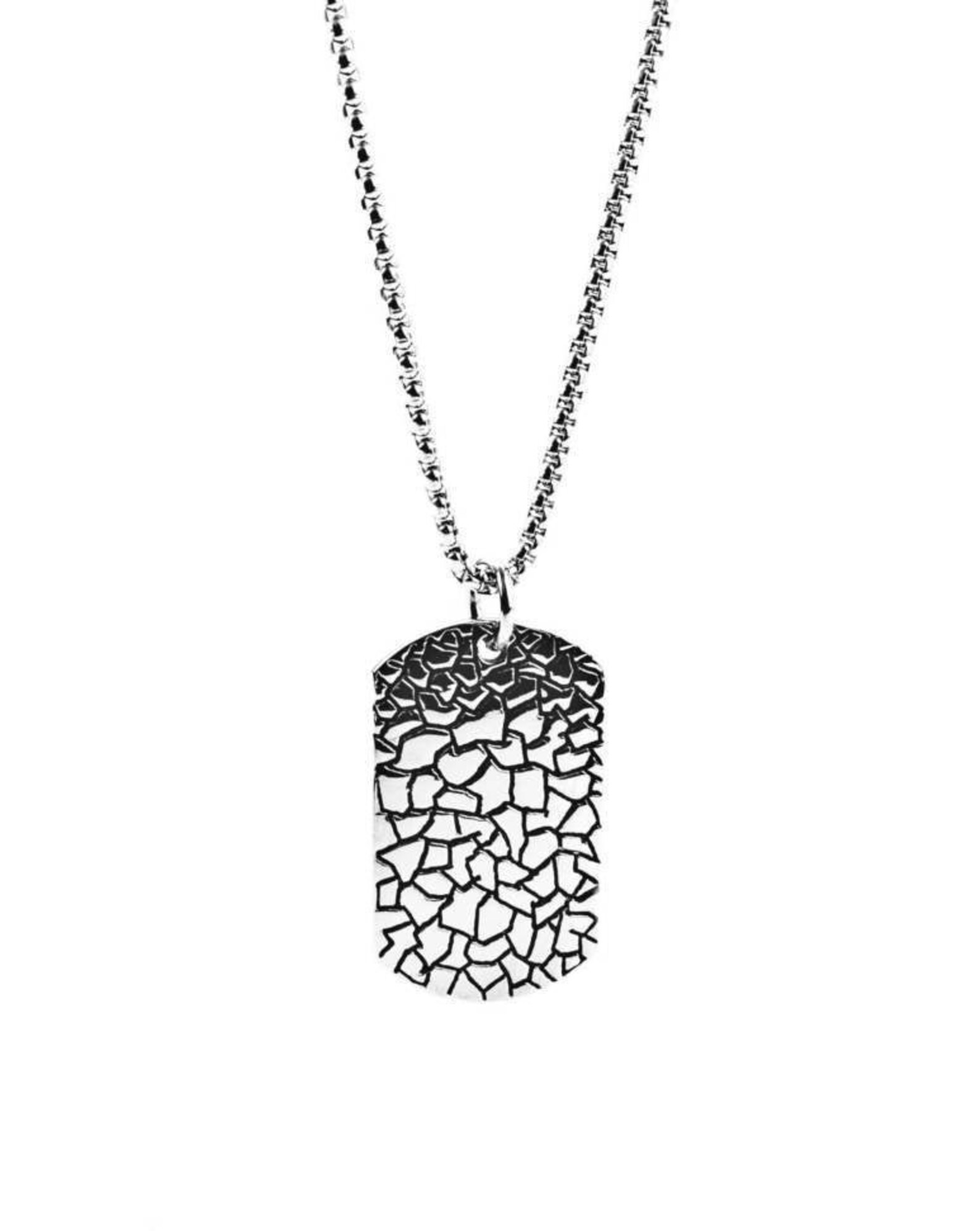 Men's ROCK STEEL TAG Necklace Men's | Etsy