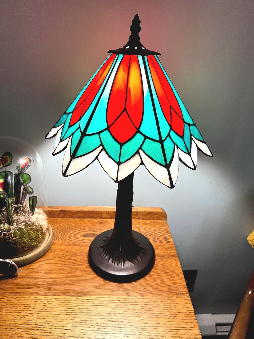 Tiffany-style Stained Glass Lamp | Handmade in Connecticut | Custom ...