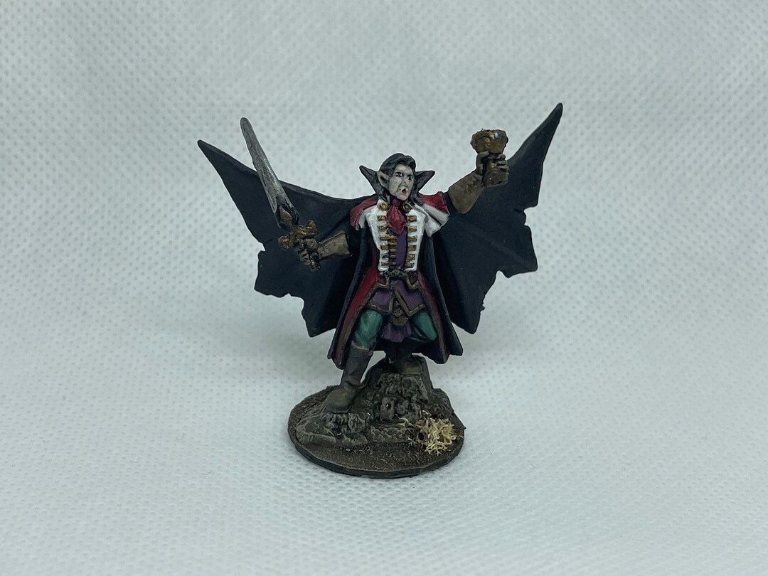 Hand Painted Vampire Miniature - Etsy
