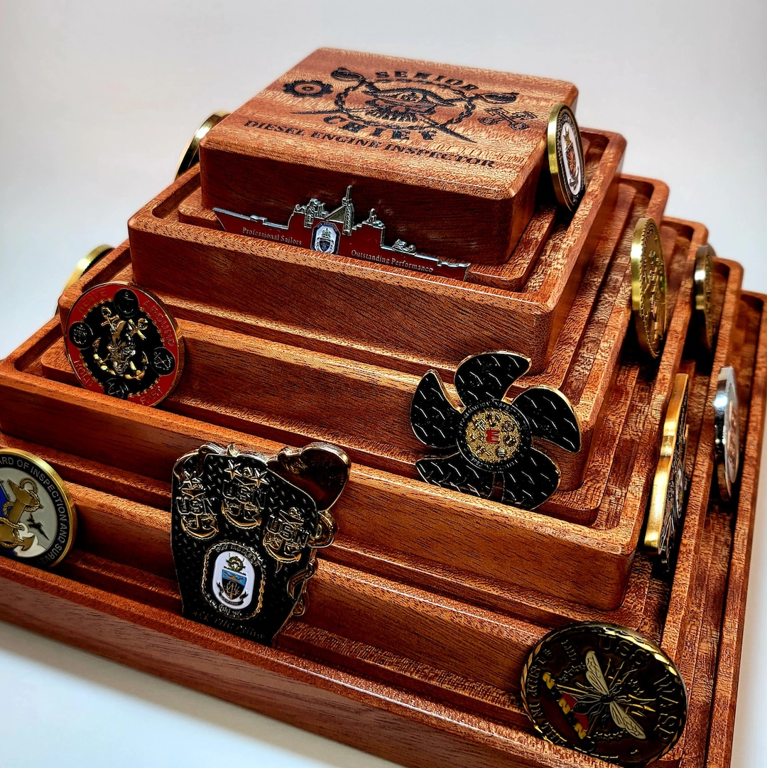 Challenge Coin Display, Personalized Military, Police, First Responder ...