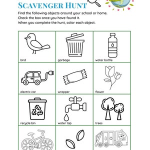 Earth Day Activity Pack – Bingo, Wordsearch & Coloring Pages (ages 5-8 ...