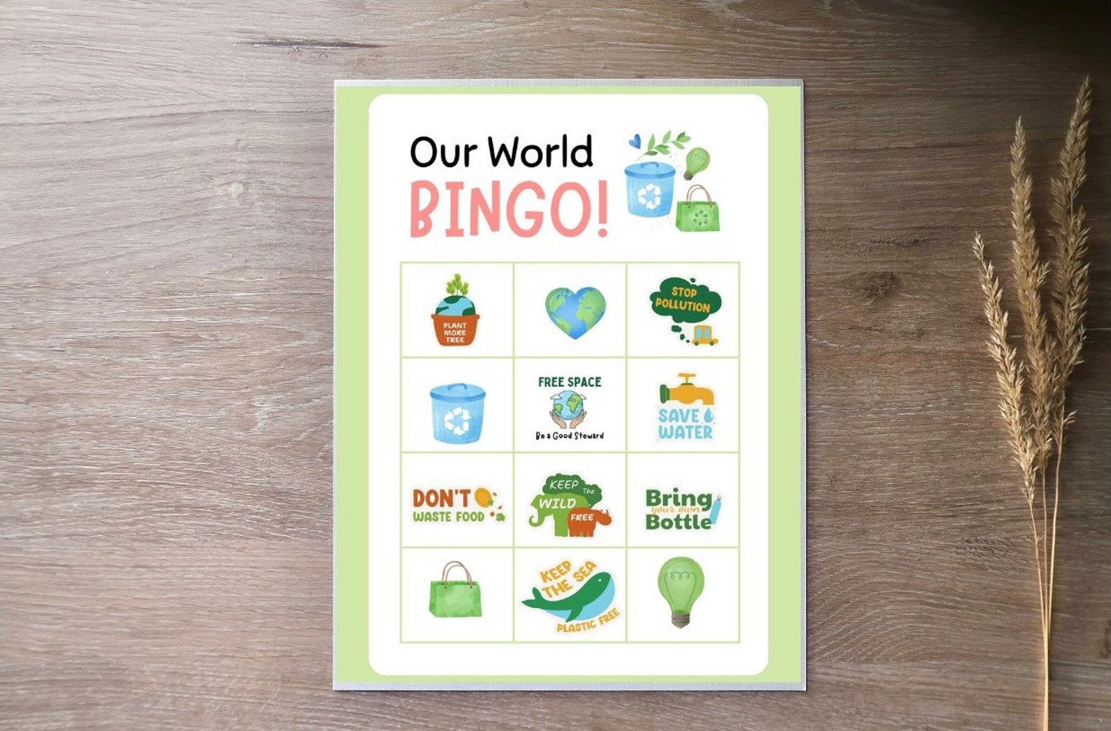 Earth Day Activity Package for Ages 5 - 8 That Includes Bingo ...