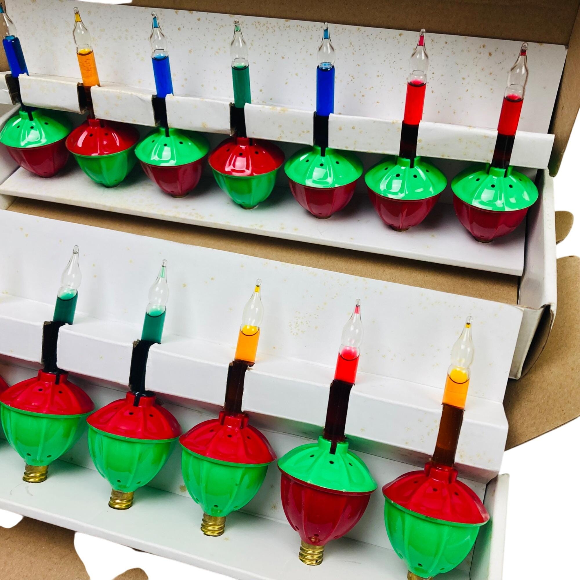 Vintage NOMA Christmas Bubble Lights Set of 14 Retro Decor New Never ...