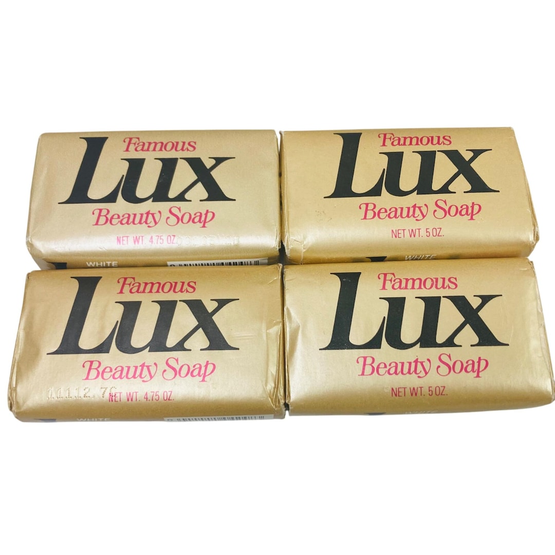 Vintage Lux Beauty Soap Set of 4 Bars 4.75 Oz & 5 Oz Rare New Old Stock ...