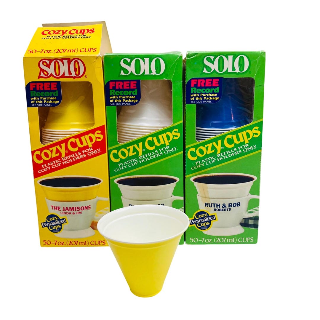 Vintage SOLO Cozy Cups 3 Boxes 50ct Each 150 Refill Coffee Insert ...