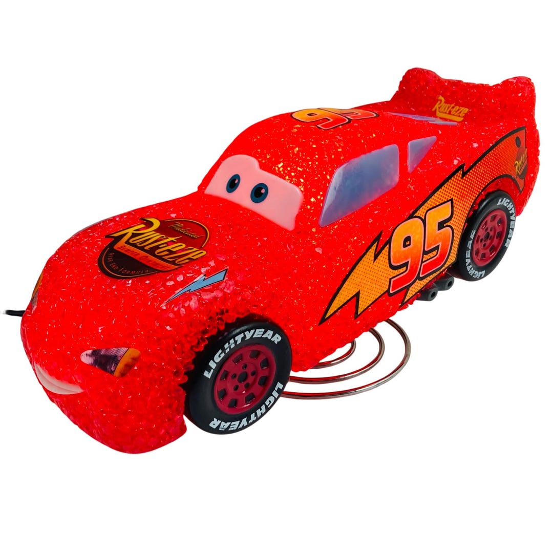 Disney Pixar Cars Lightning Mcqueen Light-up Decorative Lamp for Kids ...