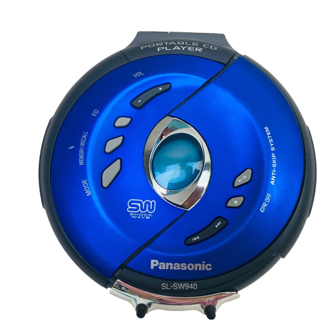 Panasonic SL-SW940 Blue Portable CD Player Discman Shockwave Tested ...