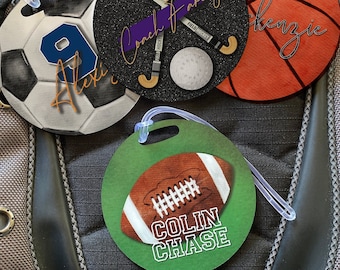 Sport Bag Tags - Etsy