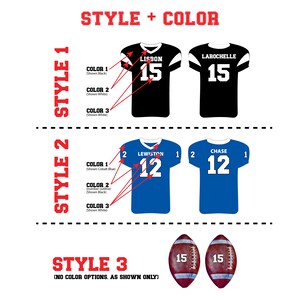 Custom Mini Football Jersey Mom Earrings, Football Team Earrings ...