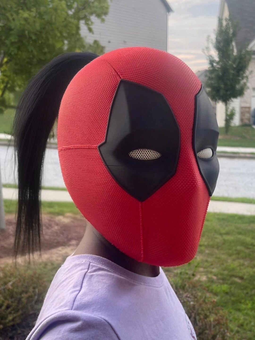 Lady Pool Dead Pool Mask | Kid Cosplay Mask | Woman Cosplay Mask ...
