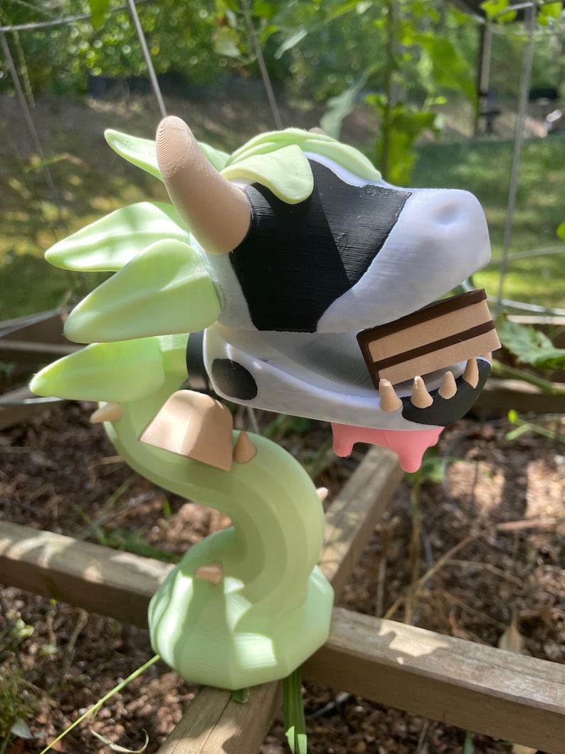 Sim 4 Fan Art, Cow Plant Desk Buddy, Gifts for Sims 4 Fans, Sims 2 ...