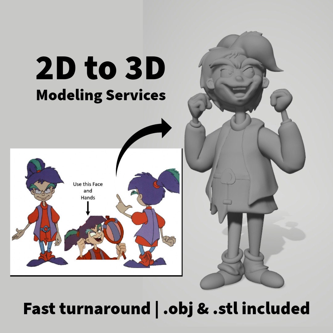 3D Modeling Service | 3D Model Commission | 3D Design Service | 2D to ...