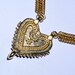 Large Gold Heart Necklace - Etsy