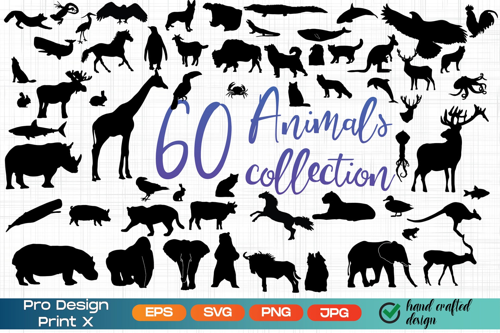 Animals Svg Bundle African Animals Svg Zoo Animals Bundle - Etsy