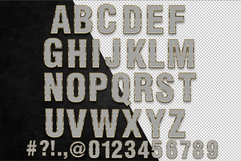 Diamond Alphabet Png, Diamond Letters, Rich Letters Png, Glam Lettering ...