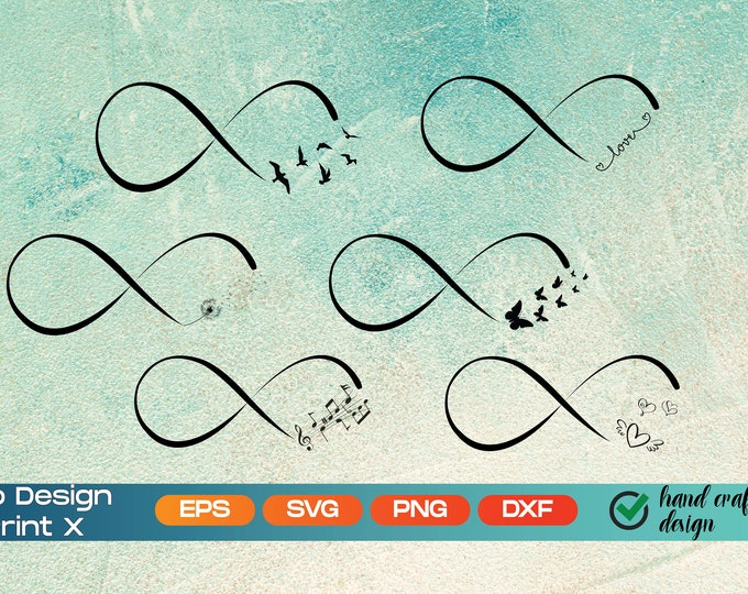 Infinity Svg Infinity Symbol Svg Svg Files for Cricut | Etsy