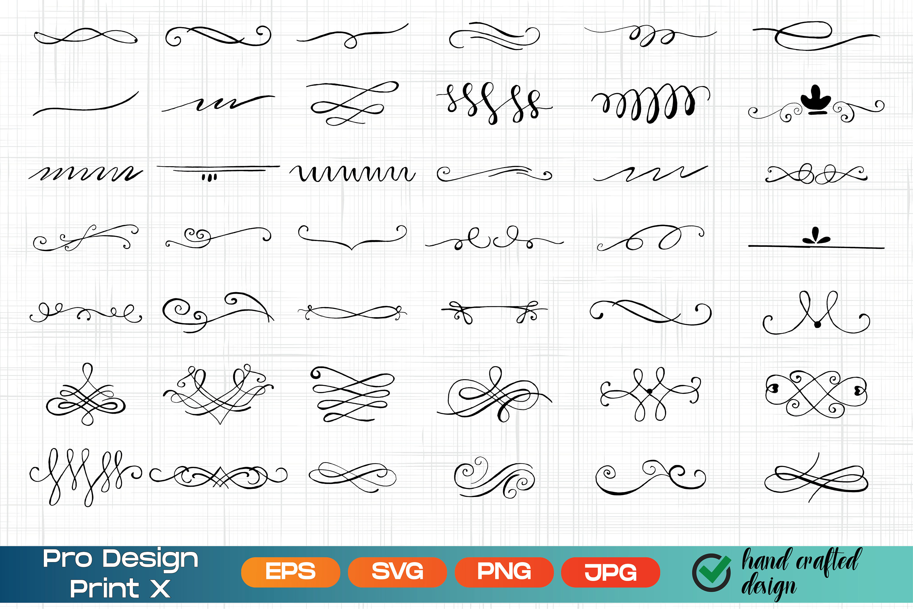 Text Dividers Svg, Dividers Bundle Svg, Flourish Svg, Wedding Svg, Text ...