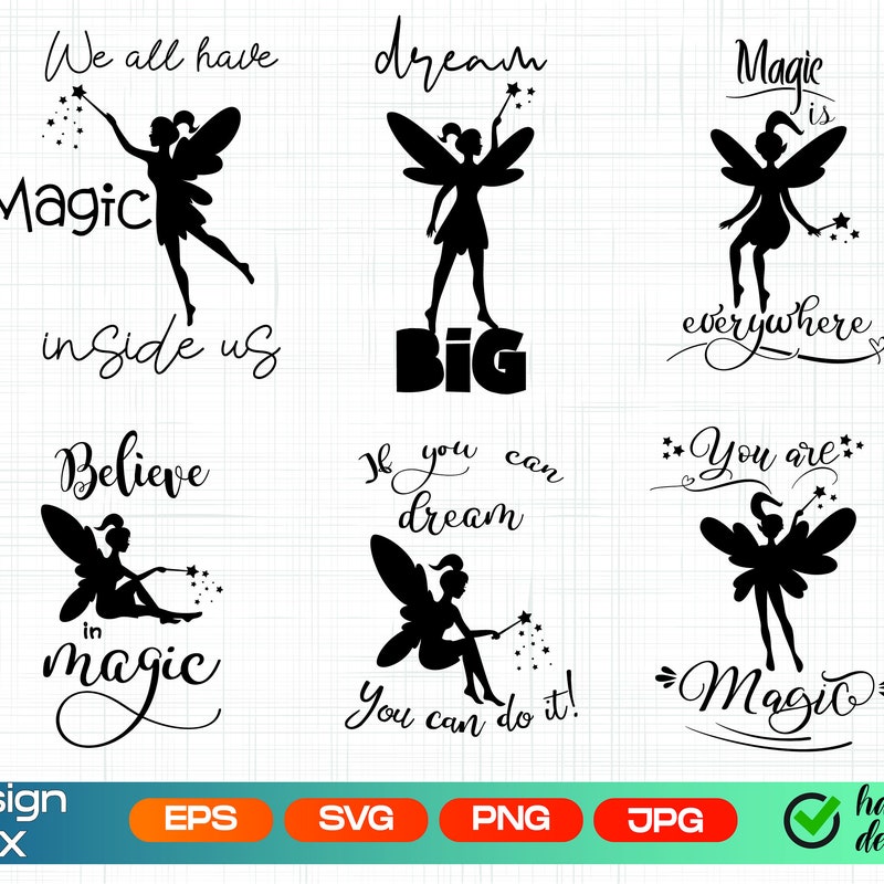 Fairy Svg - Etsy