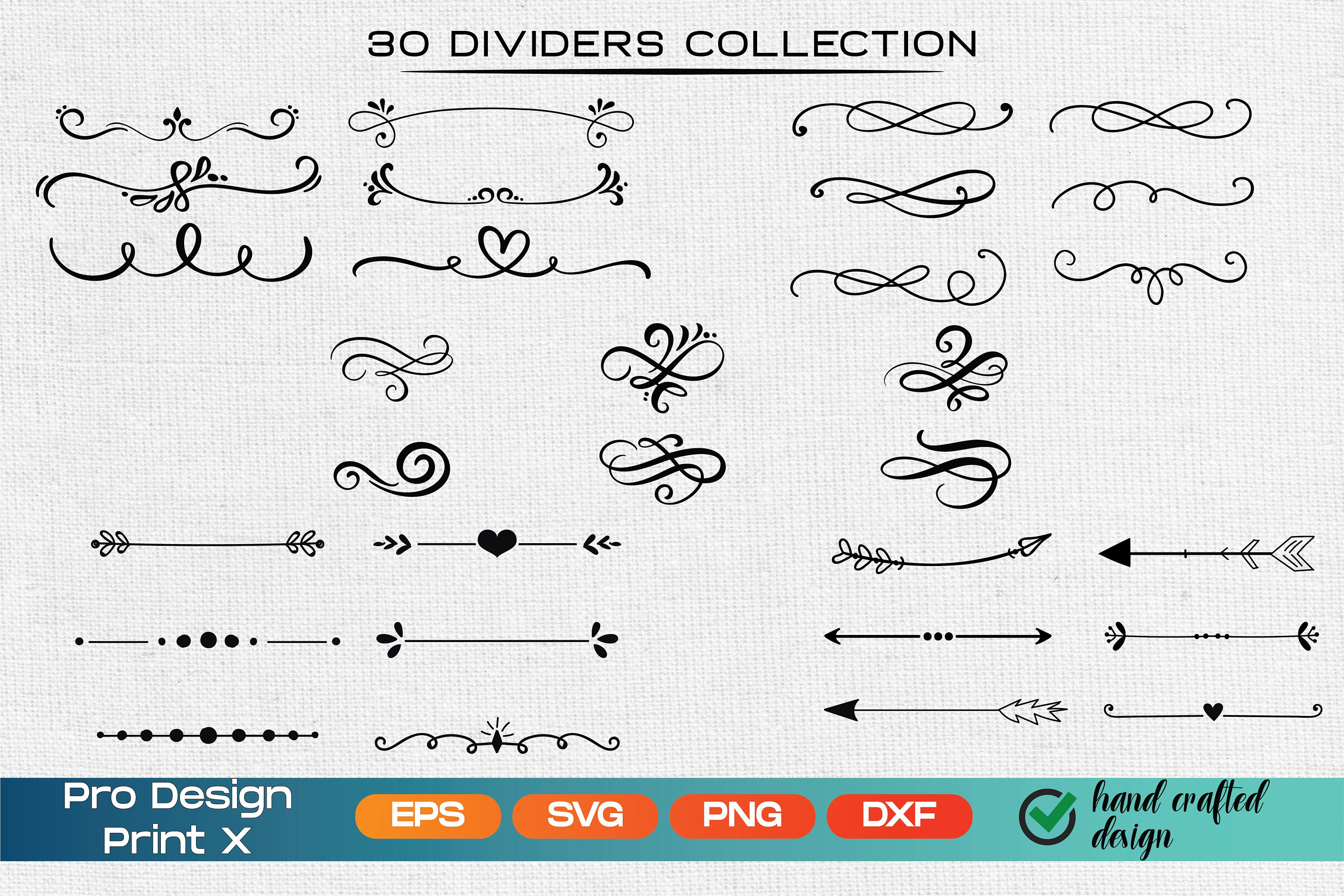 Dividers Svg Flourish Svg Wedding Svg Valentine Svg Floral | Etsy