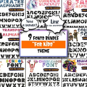 Monster Truck Font OTF, Monster Jam Alphabet, Cars Font, Kids ...