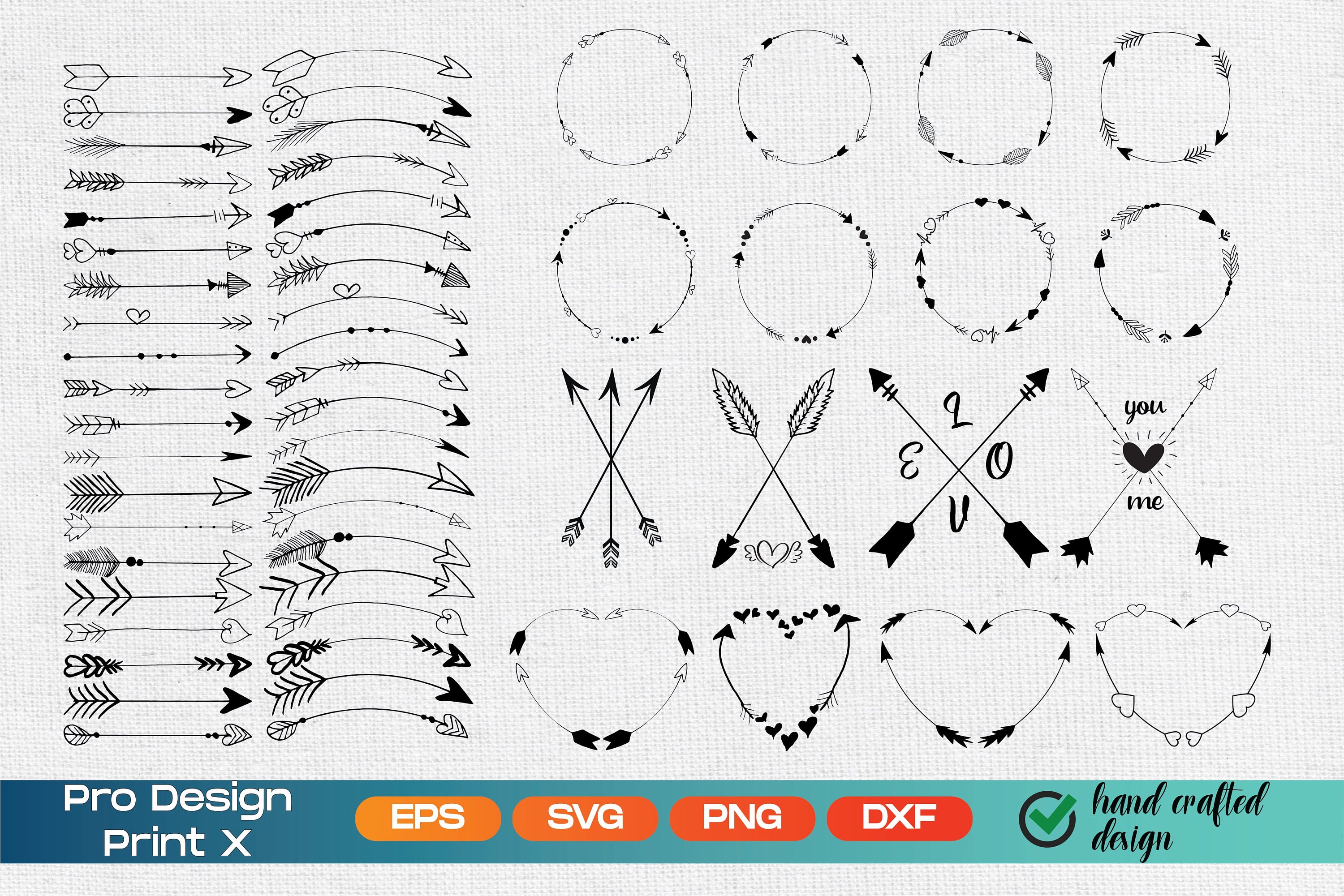 Pfeil svg, Pfeile Bundle, Valentine svg, Pfeil Kreis svg, Crosser ...