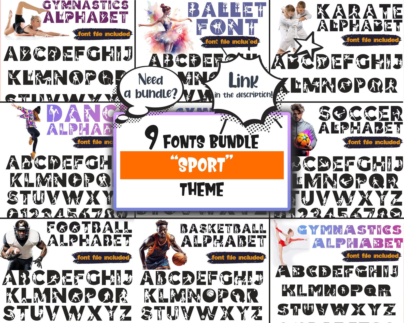 Basketball Font, Basketball Alphabet, Sports Font, Basketball Letters ...